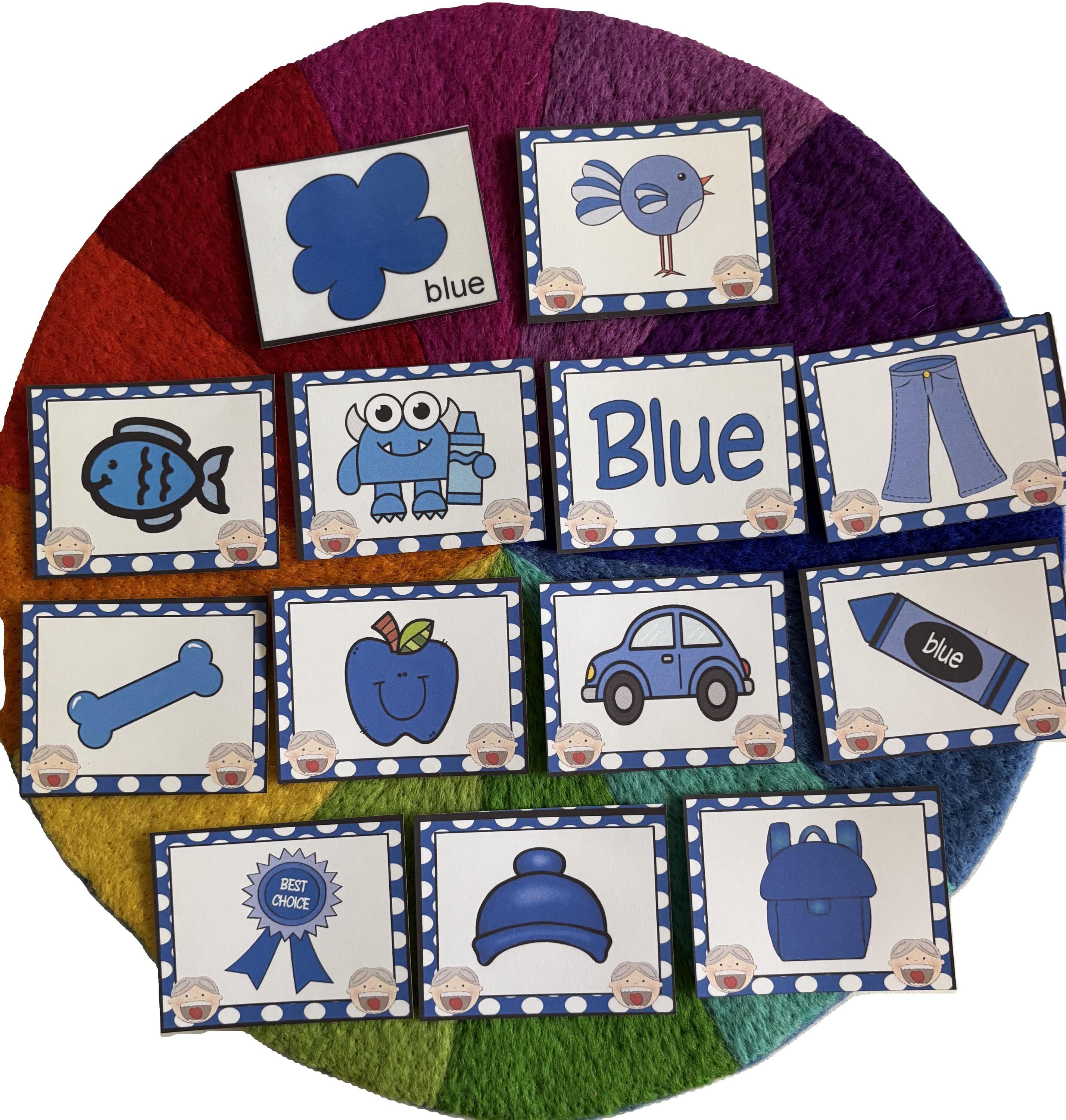 Old Lady Swallowed Colors Literacy Center – Preschool Special Ed ...