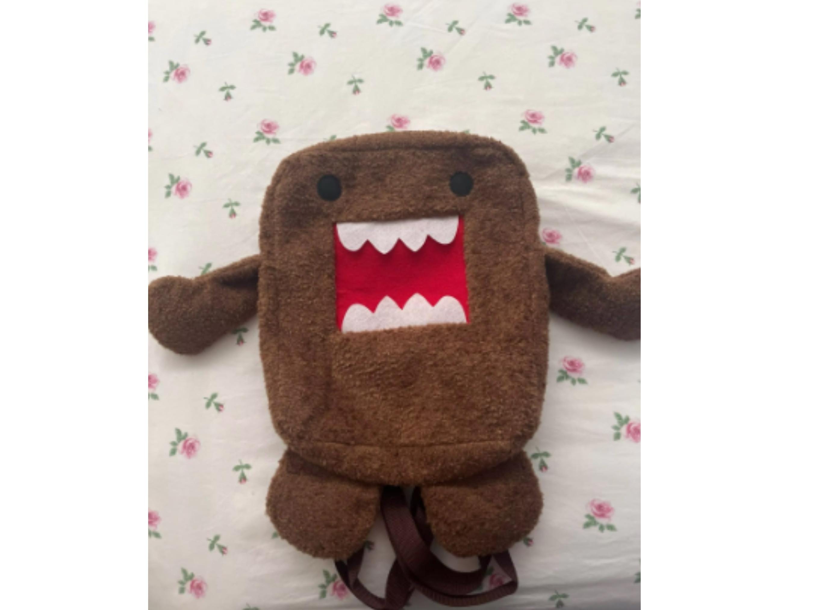 Domo Kun Plush Backpack, Cartoon Anime School Backpack for Kids Girls ...