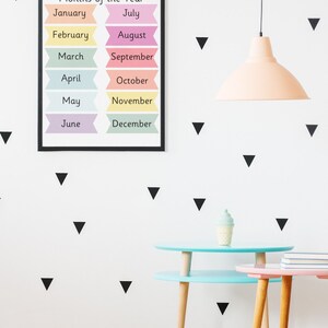 Months of the Year Printable, Classroom Posters, Educational Wall Art ...