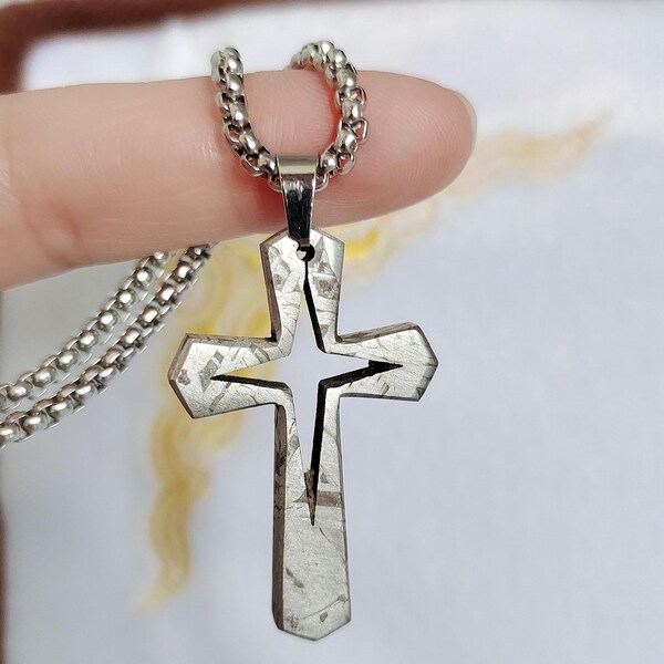 Meteorite Cross - Etsy