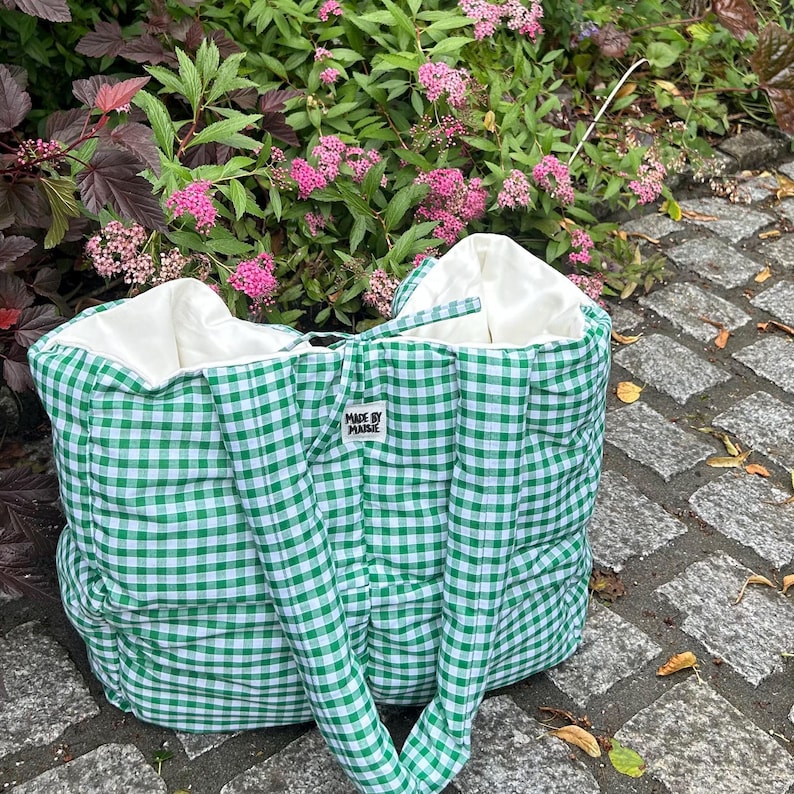 Bubble Tote Bag Sewing Pattern, Step-by-step Instructions With Diagrams ...