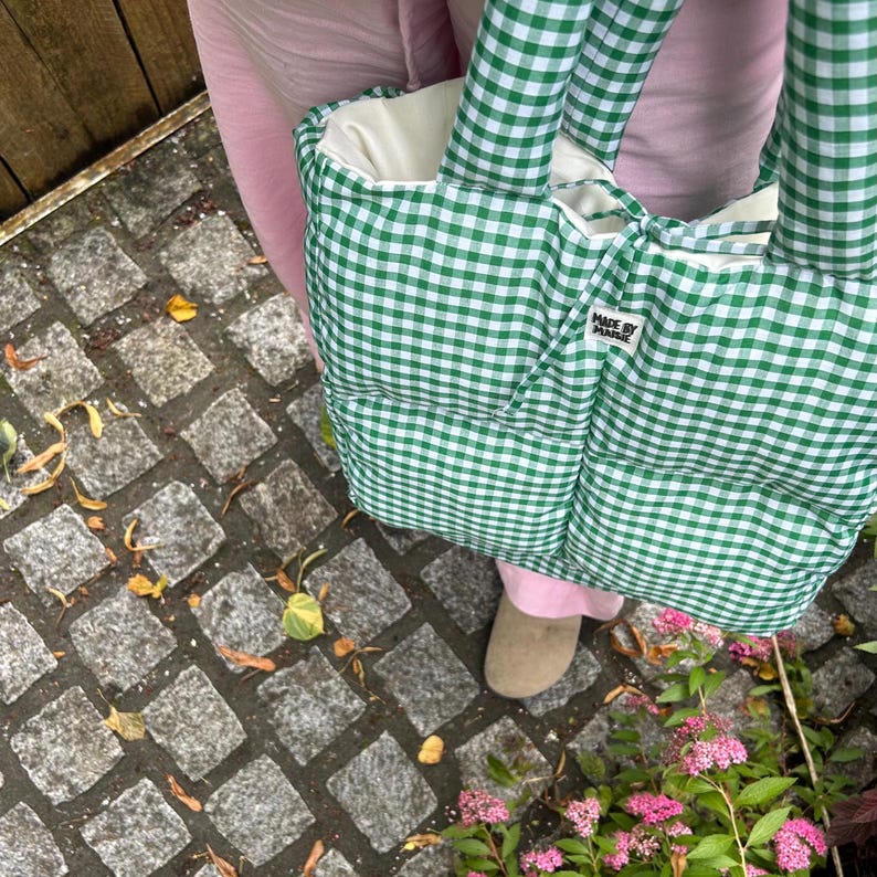 Bubble Tote Bag Sewing Pattern, Step-by-step Instructions With Diagrams ...