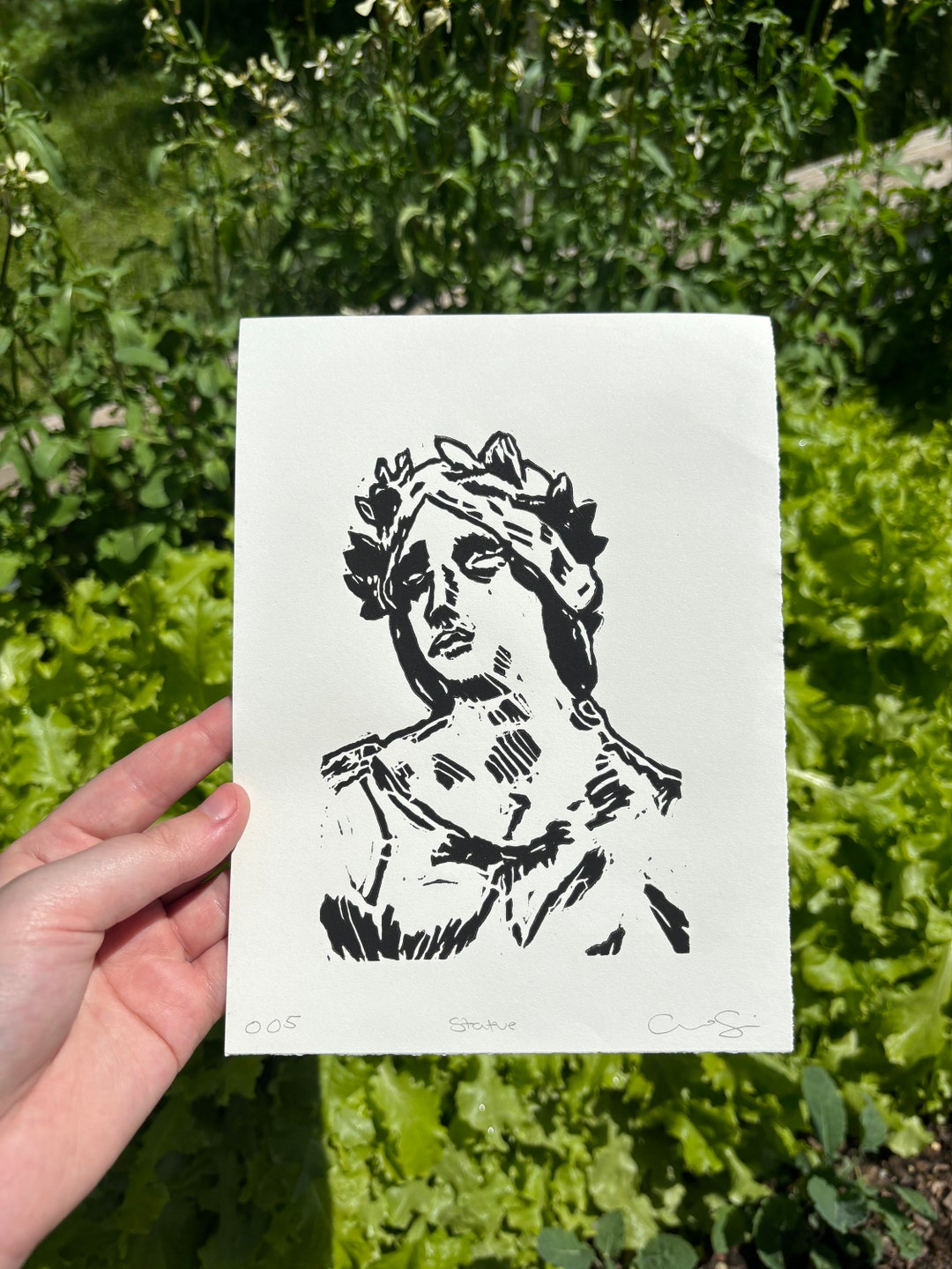 Statue Print - Etsy