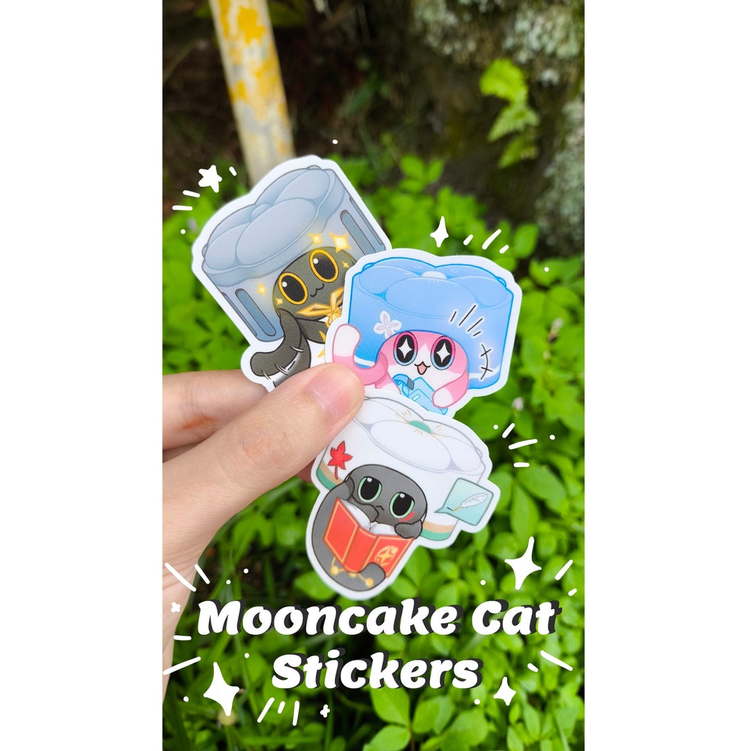 Honkai Star Rail Mooncake Cat Sticker Critter Pick Sticker Ruan Mei's ...