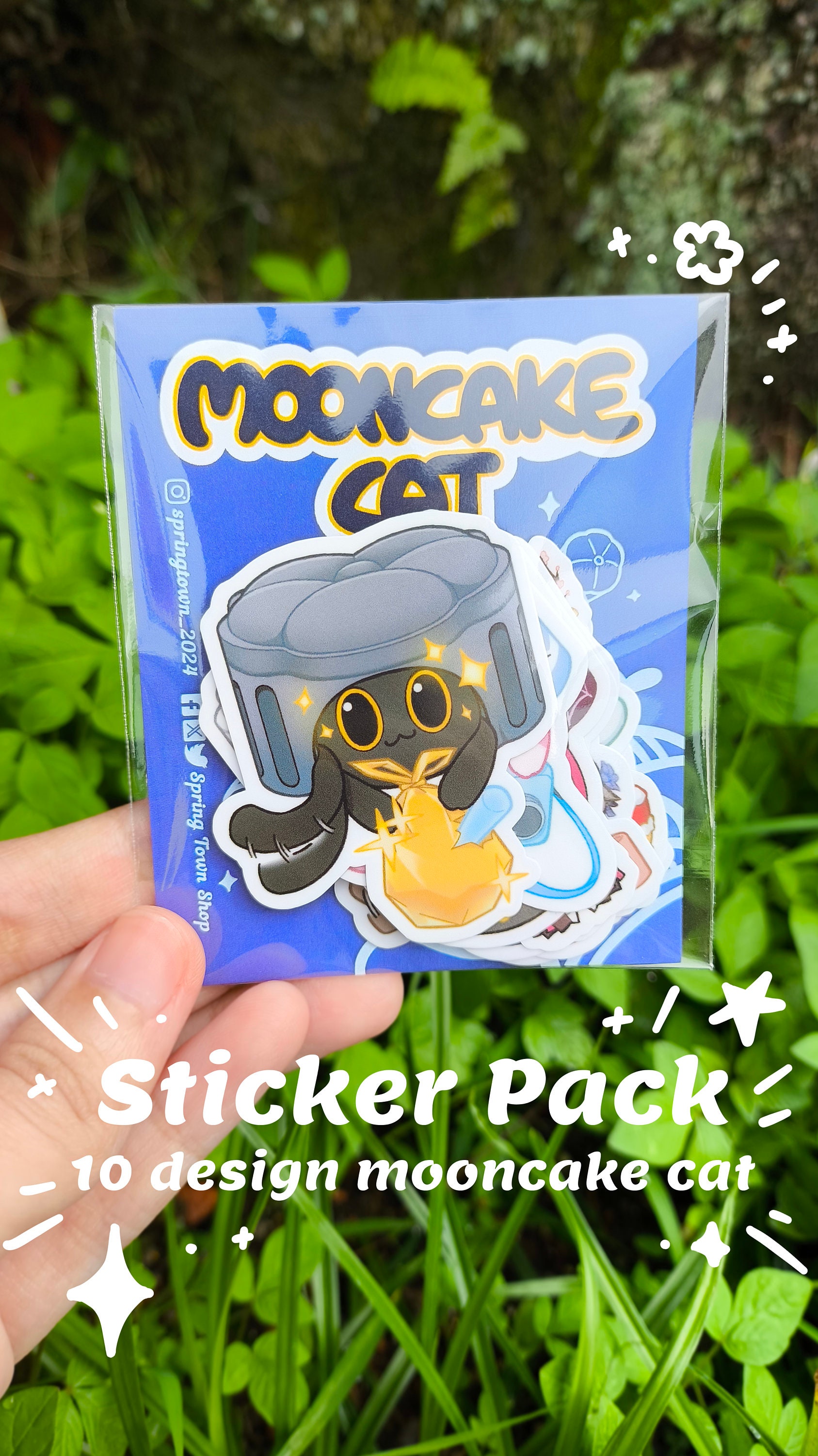 Honkai Star Rail Mooncake Cat Sticker Critter Pick Sticker Ruan Mei's ...