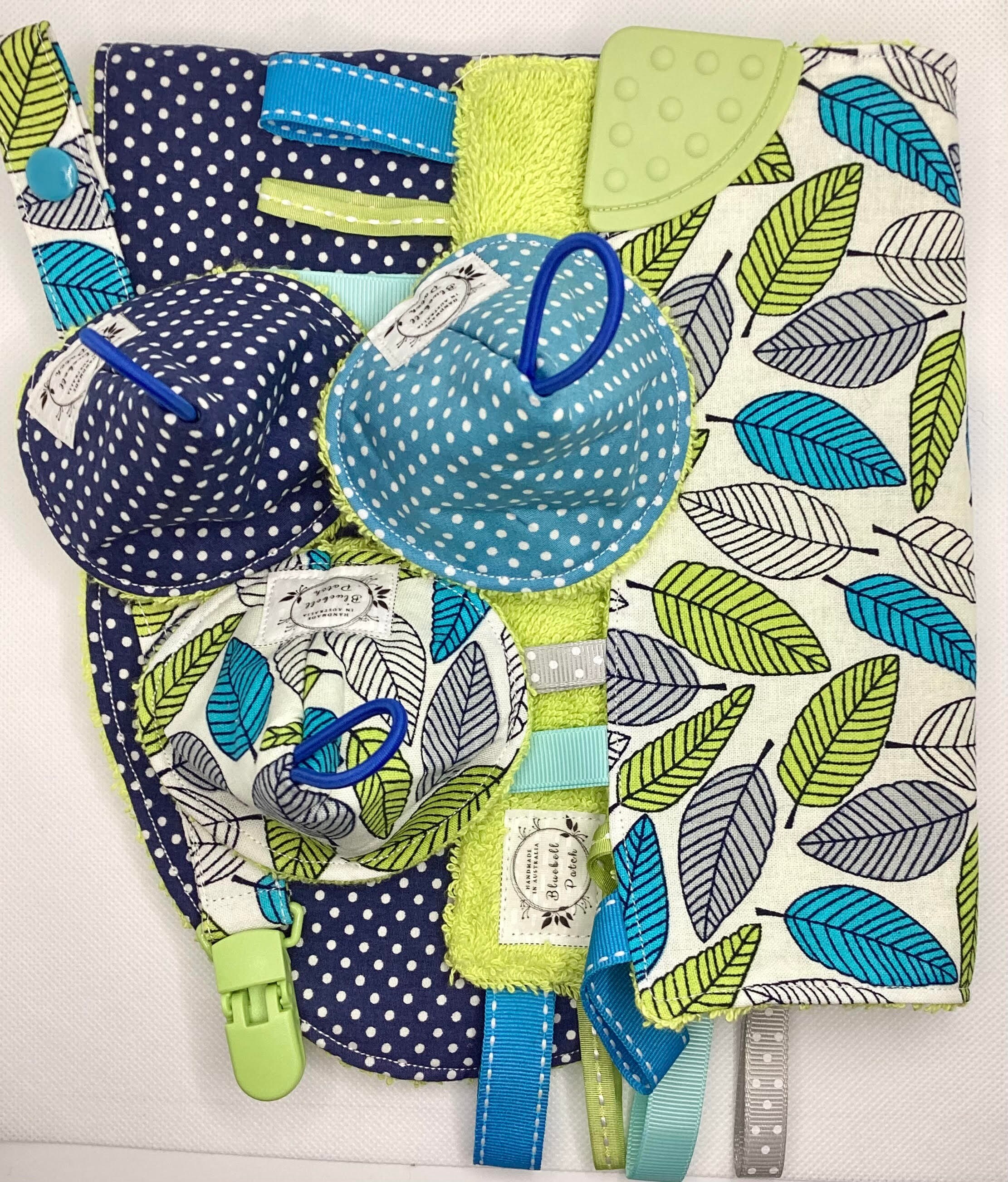 Baby Shower Gift, 5-piece Baby Accessories Set, Burp Cloth, Soother ...