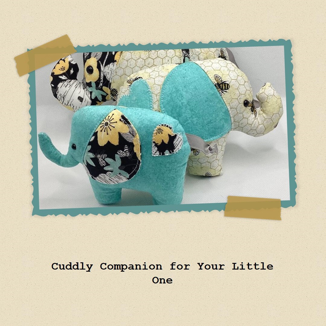 Three Adorable Soft Little Elephants - Etsy