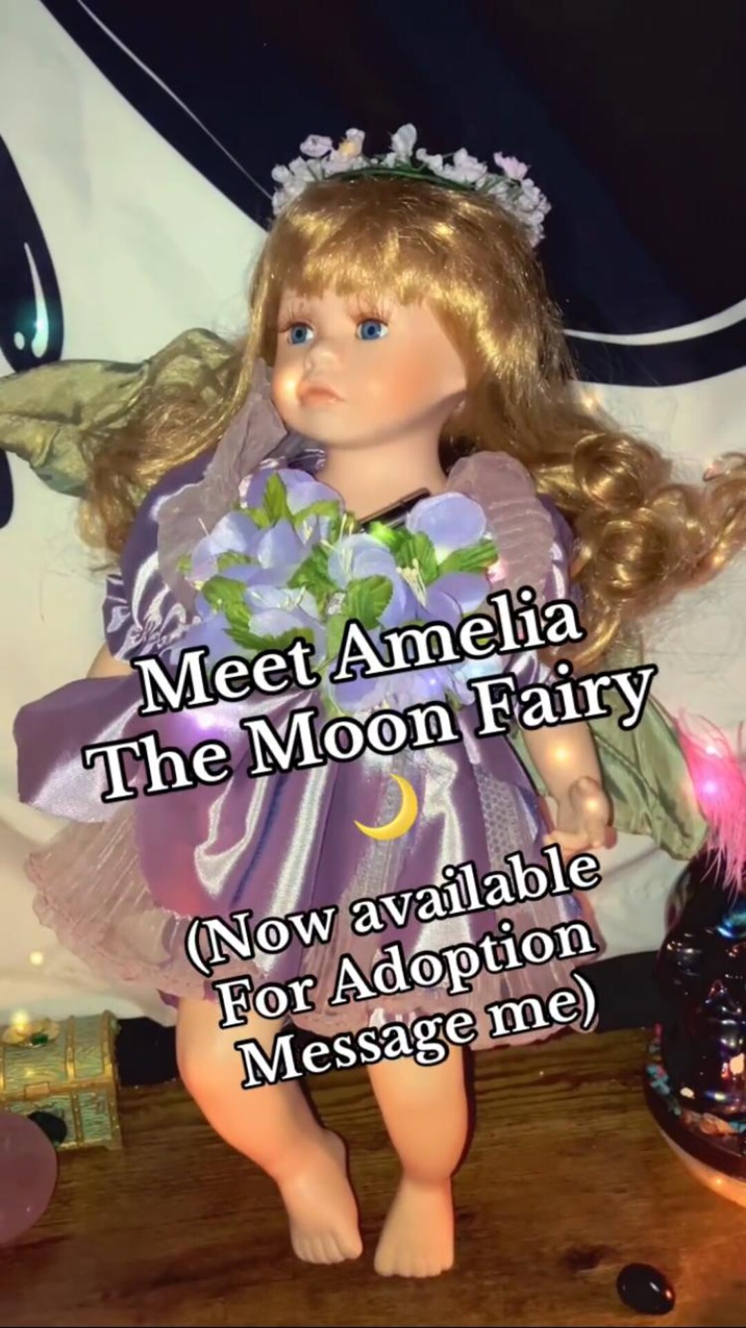 Haunted Doll!! Amelia the Moon Fairy!tranquility • Dreams • Lunar ...