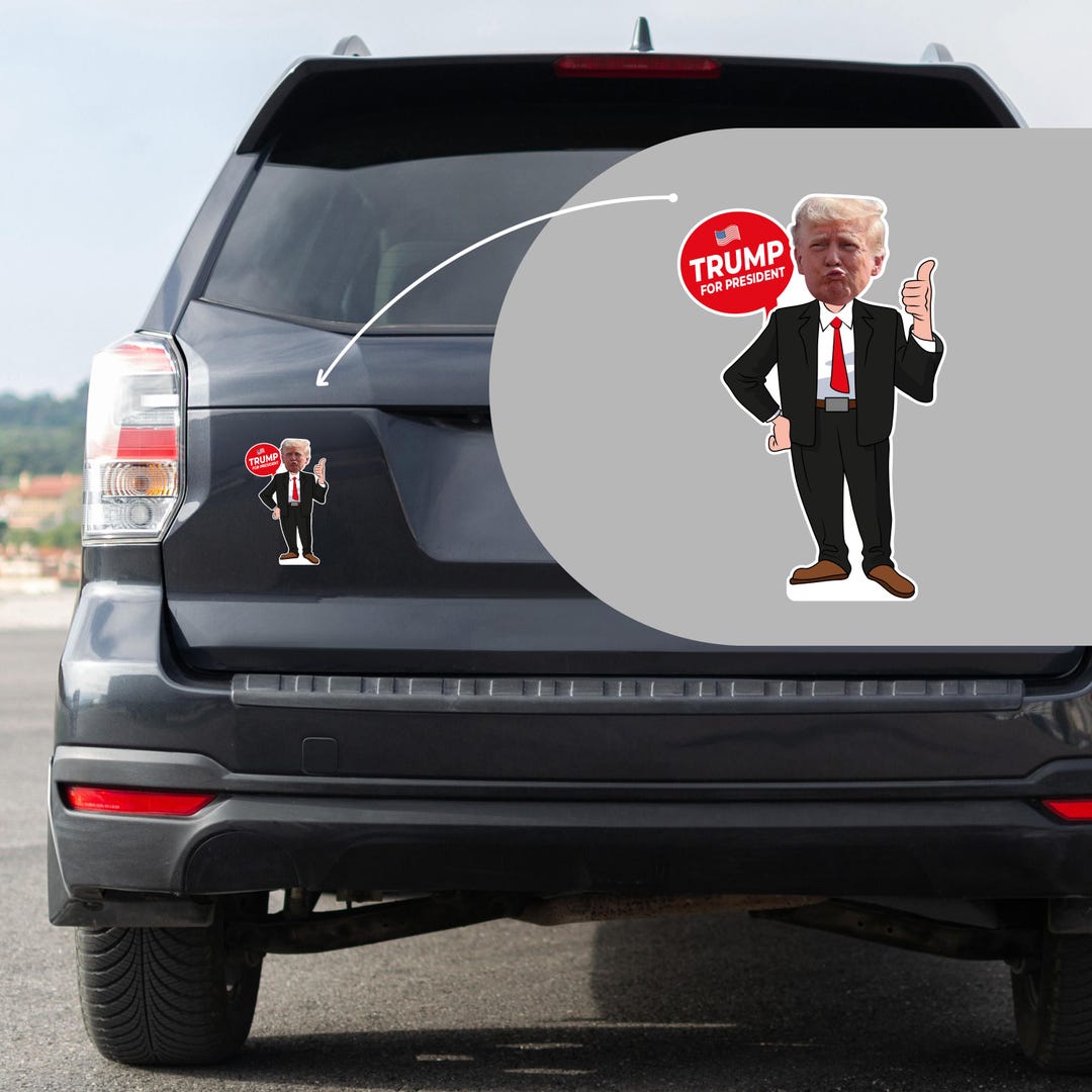 Trump Magnets, Cutouts, Decorations Magnets, I Love Trump Door ...