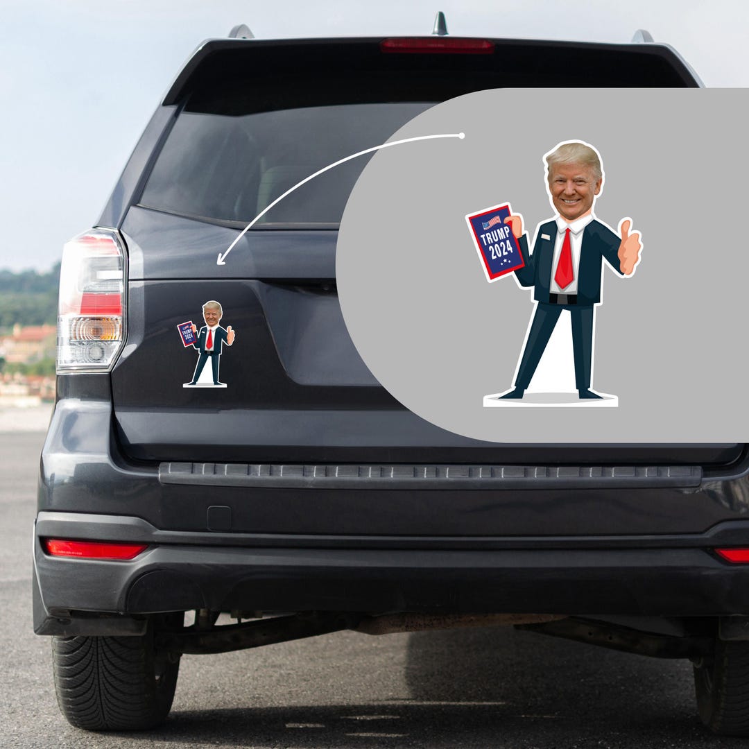 Trump Magnets, Cutouts, Decorations Magnets, I Love Trump Door ...