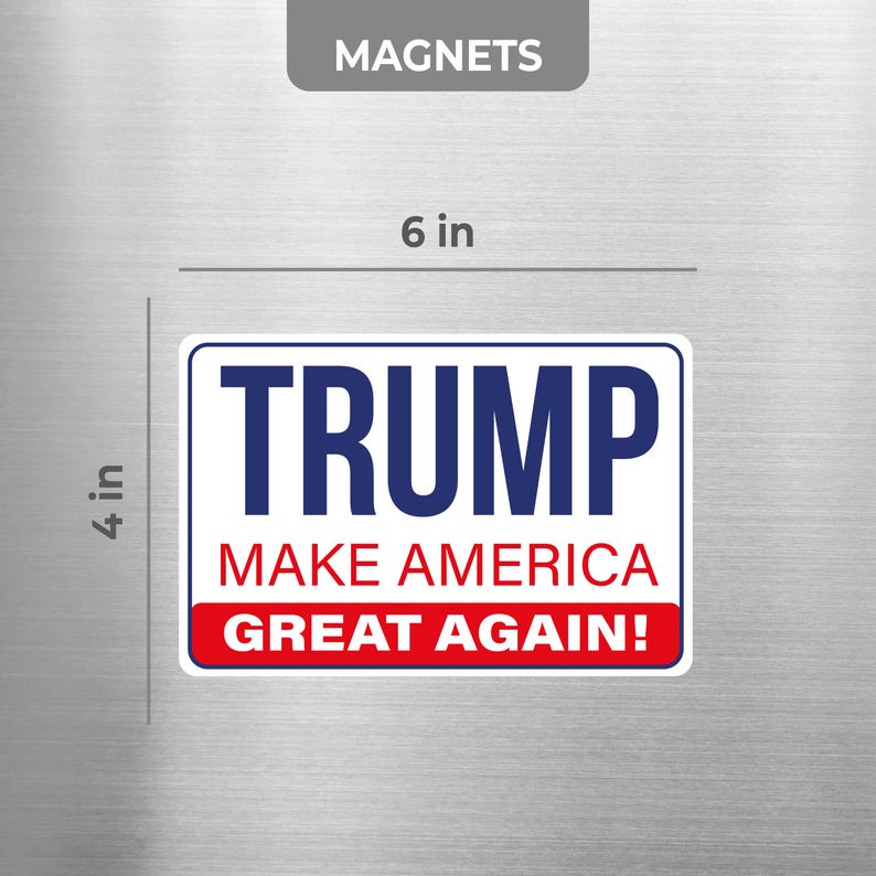 Trump Magnets, Cutouts, Decorations Magnets, I Love Trump Door ...