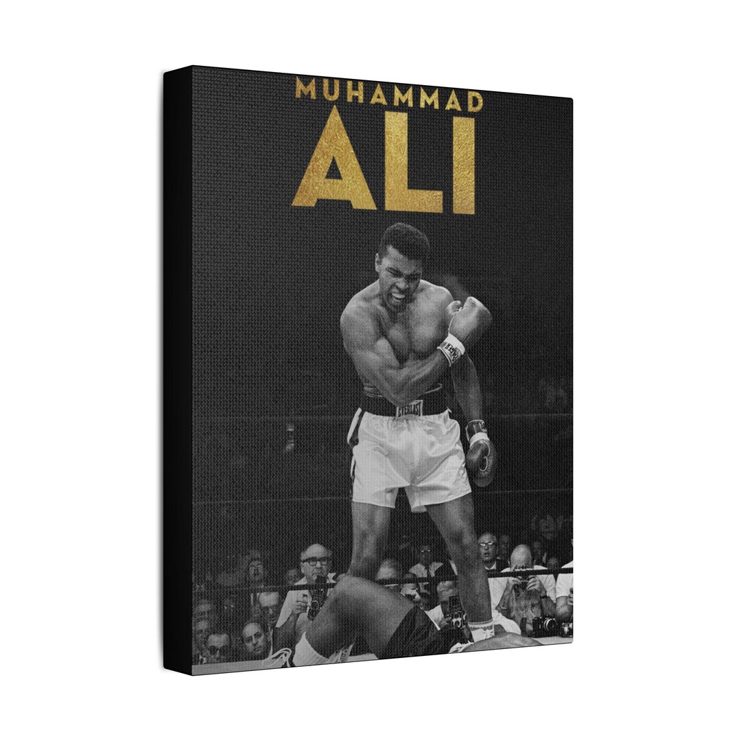 Muhammad Ali Canvas Poster the Greatest Boxing Gift Satin Canvas ...
