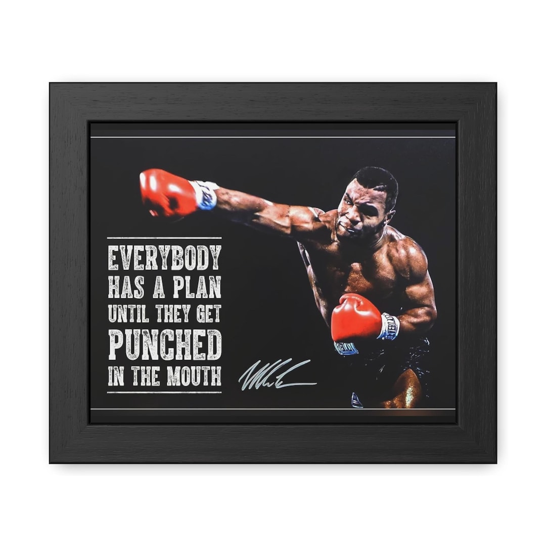 Mike Tyson Poster Iron Mike Boxing Gift Framed Posters - Etsy