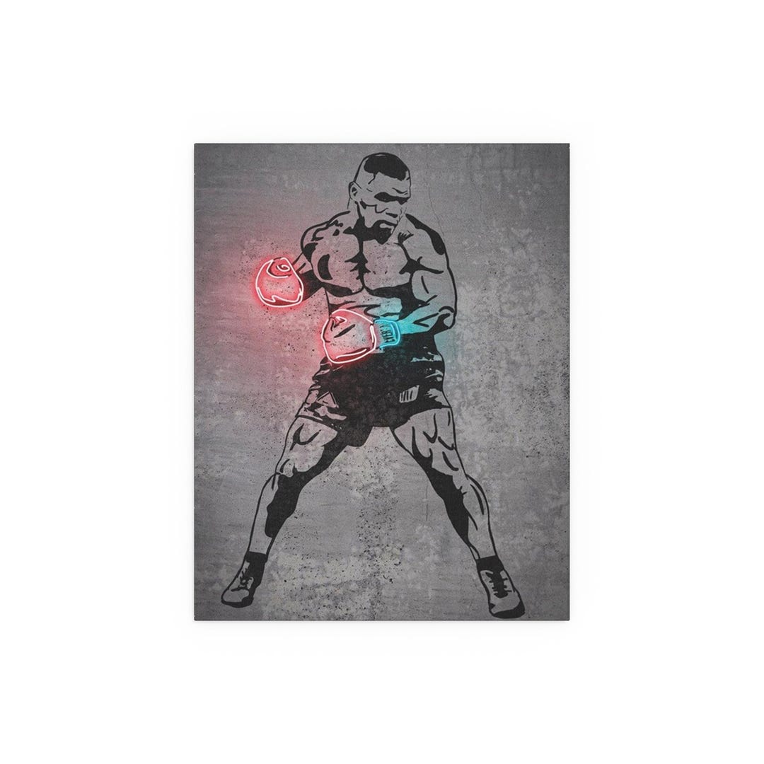 Mike Tyson Poster Iron Mike Boxing Gift Indoor and Outdoor Silk Posters ...