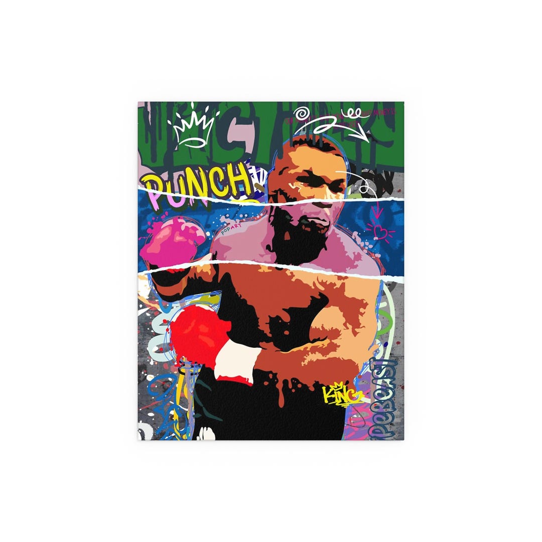 Mike Tyson Poster Iron Mike Boxing Gift Indoor and Outdoor Silk Posters ...