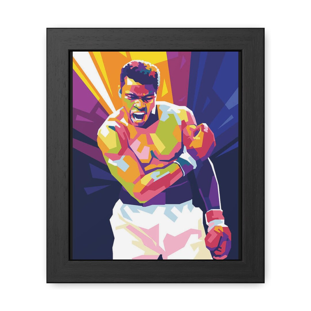 Muhammad Ali Poster, Muhammad Ali Wall Art, Vintage Sport Poster ...