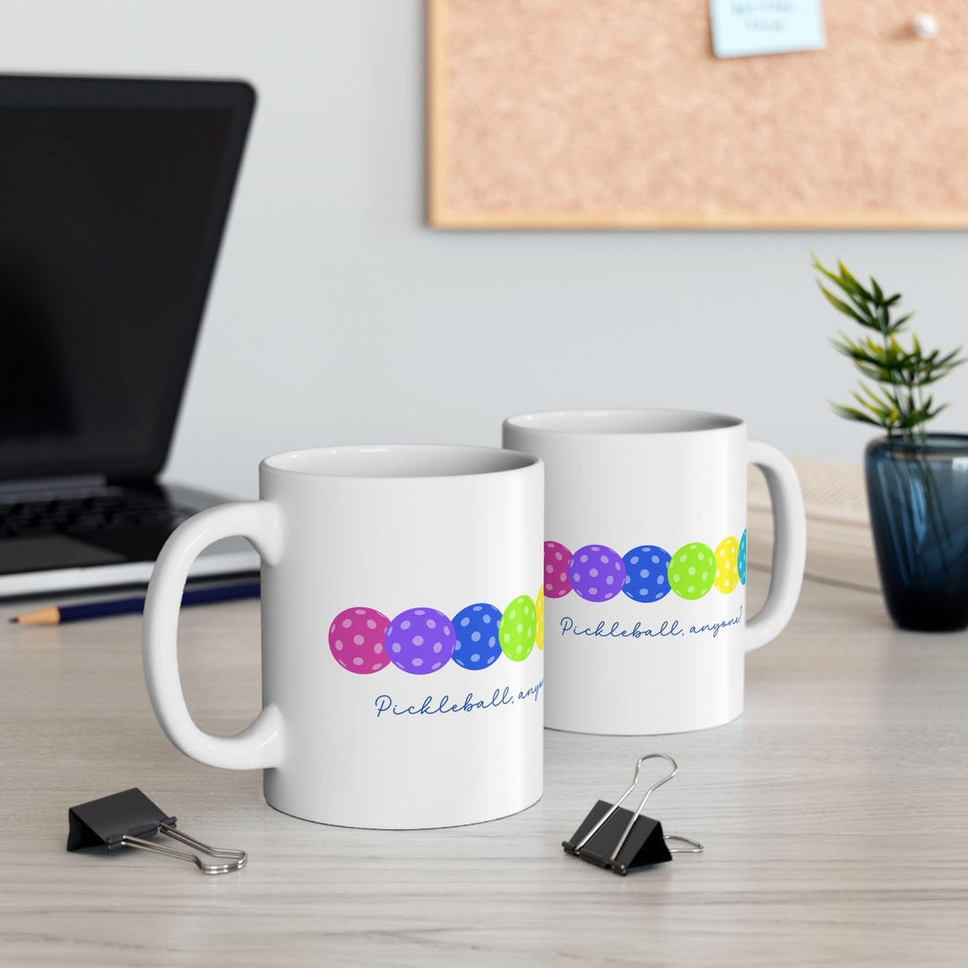 Pickleball Lover Ceramic Mug, Fun Pickleball Gift, Sports Enthusiast ...