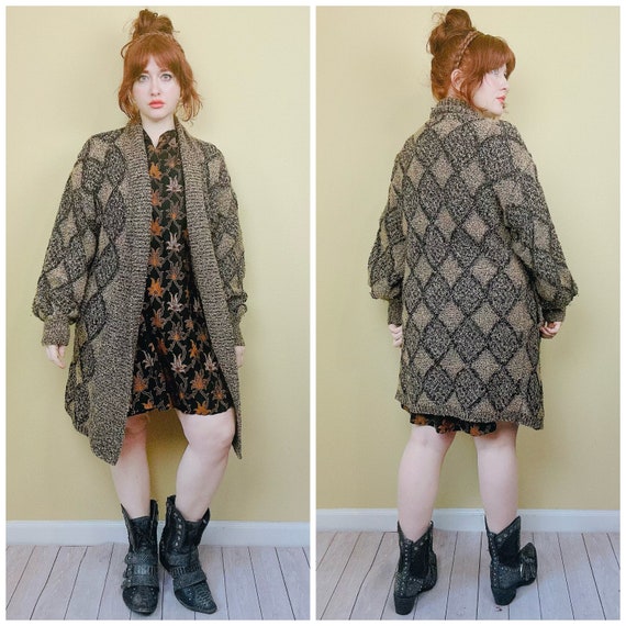 1980s Vintage Ashleigh Morgan Brown and Black Boucle … - Gem