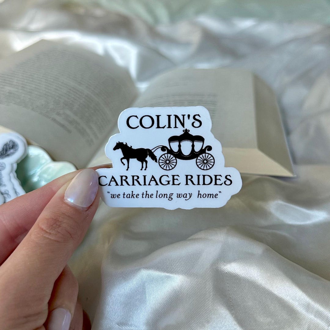 Bridgerton Colin’s Carriage Rides We Take the Long Way Home Waterproof ...