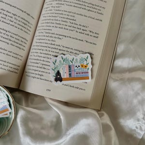 ACOTAR Aesthetic Cute Book Shelf Sticker | Waterproof Vinyl Sticker ...