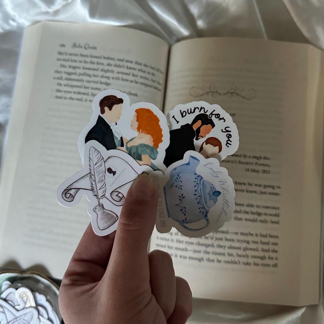 Bridgerton Waterproof Sticker Bundle | Penelope Colin Daphne Simon ...