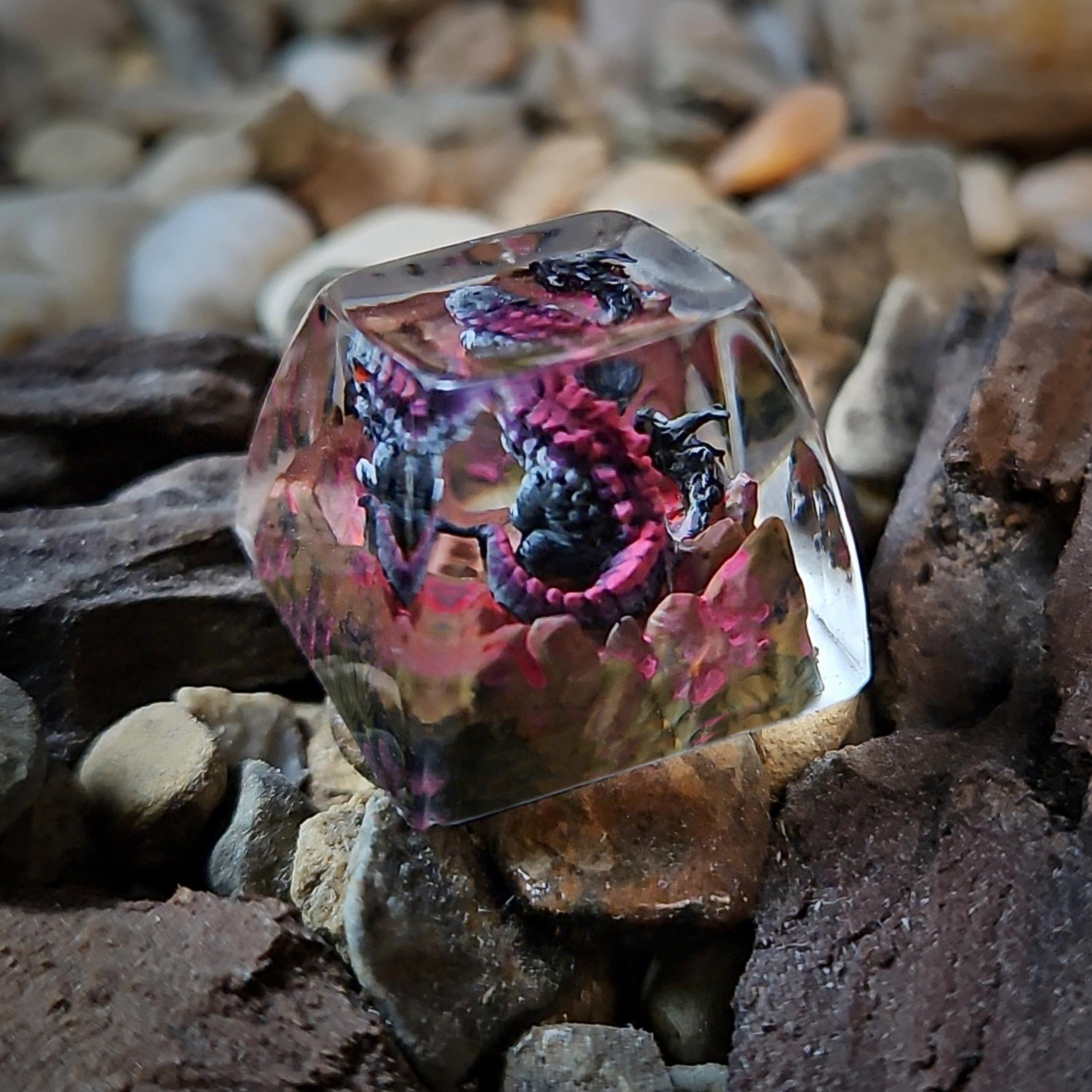 G.ODZI.LLA & Ko.ng Keycap, Monster Artisan Keycaps Atomic Breath Resin ...