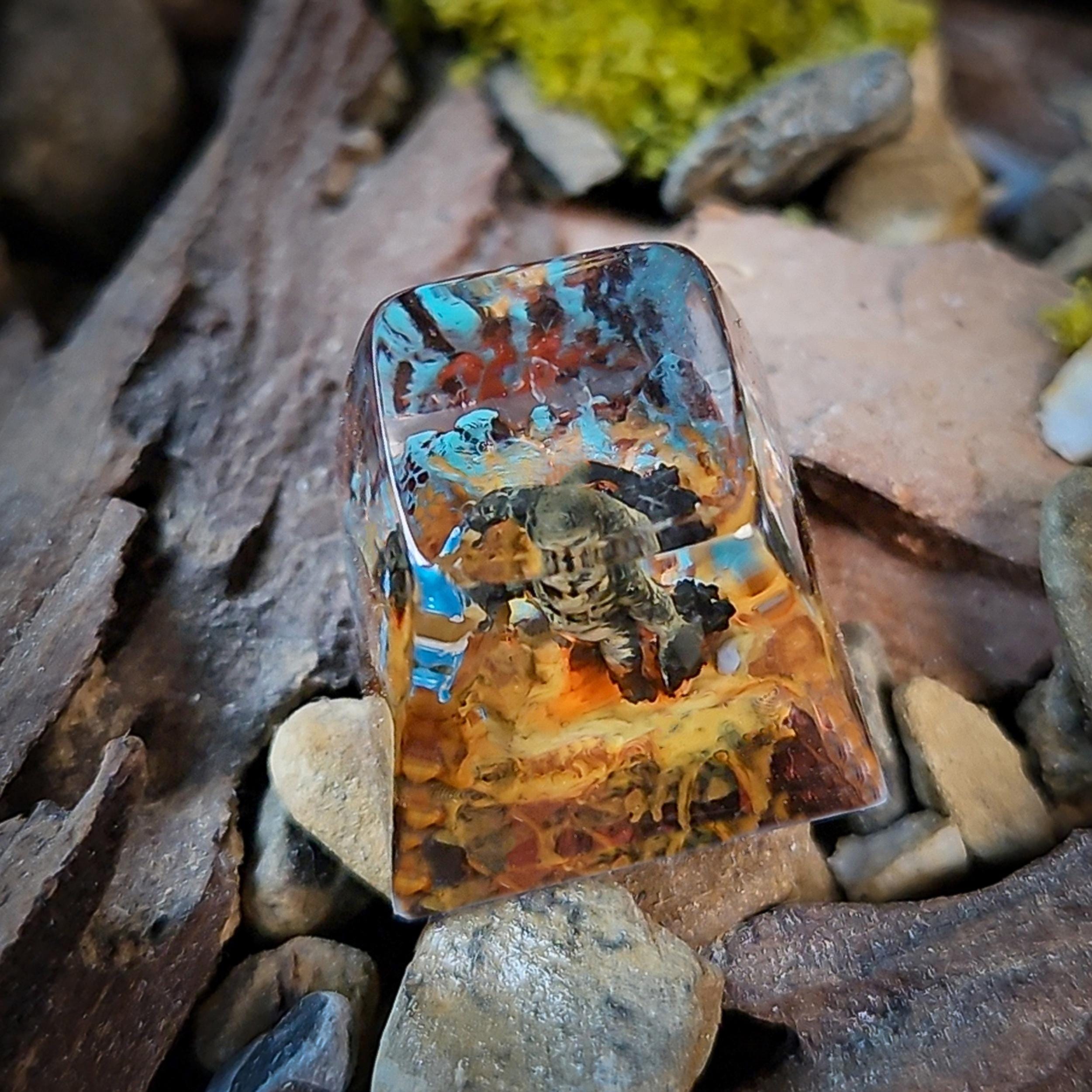G.ODZI.LLA & Ko.ng Keycap, Monster Artisan Keycaps Atomic Breath Resin ...