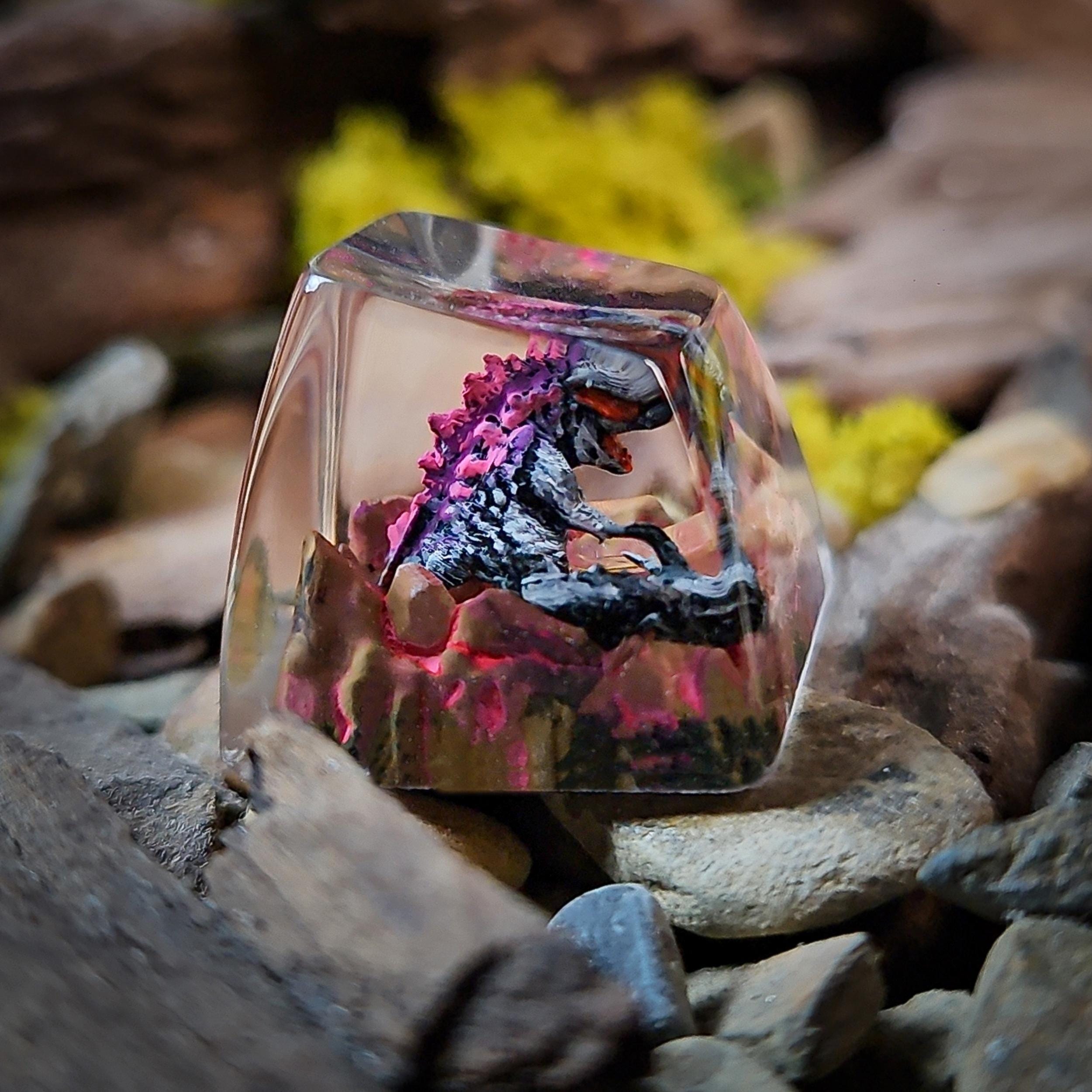 G.ODZI.LLA & Ko.ng Keycap, Monster Artisan Keycaps Atomic Breath Resin ...