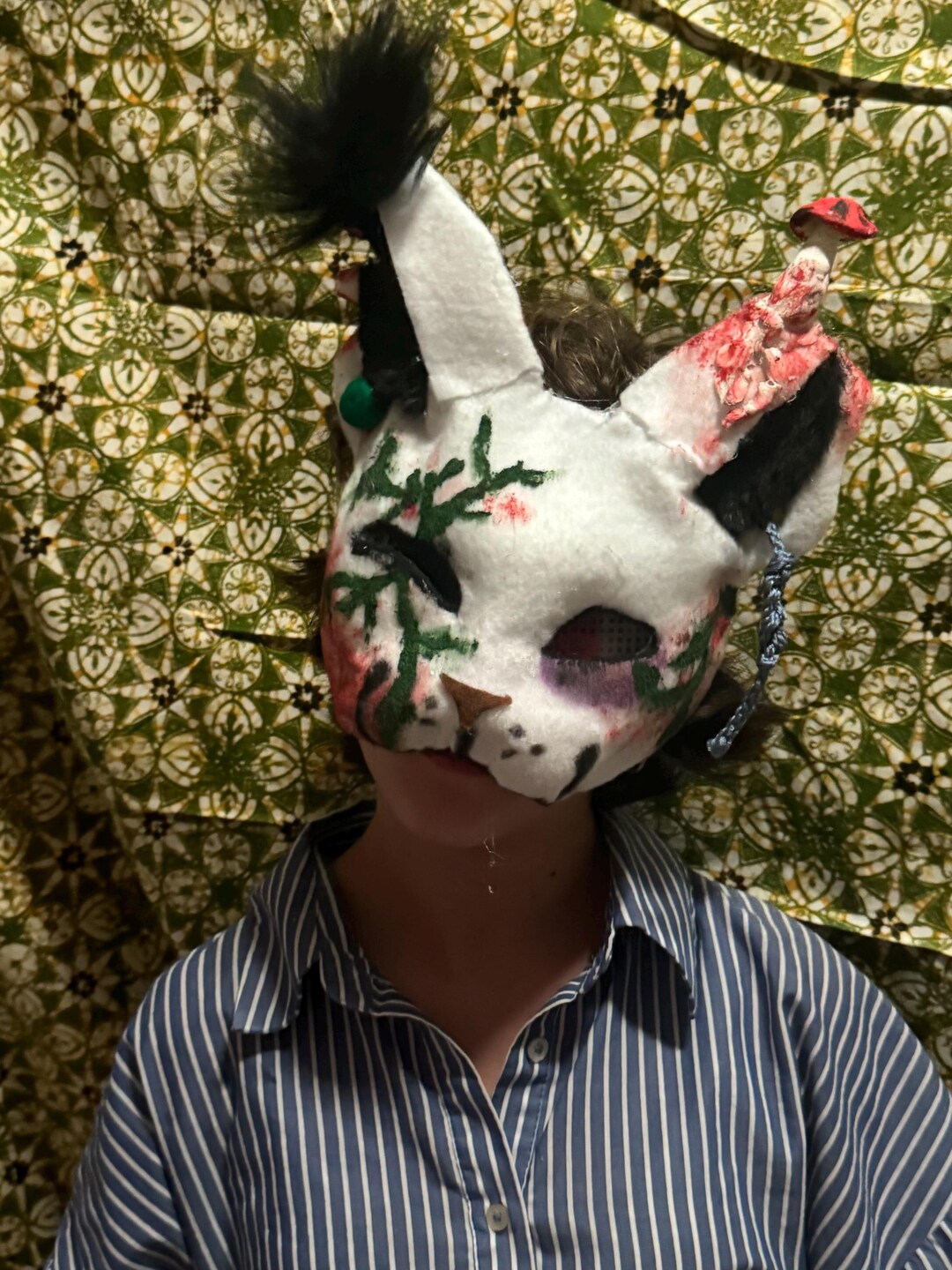 Mushroom Cat Mask - Etsy