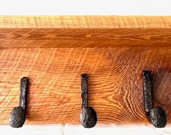 Rustic Railroad Spike Coat Rack - Etsy