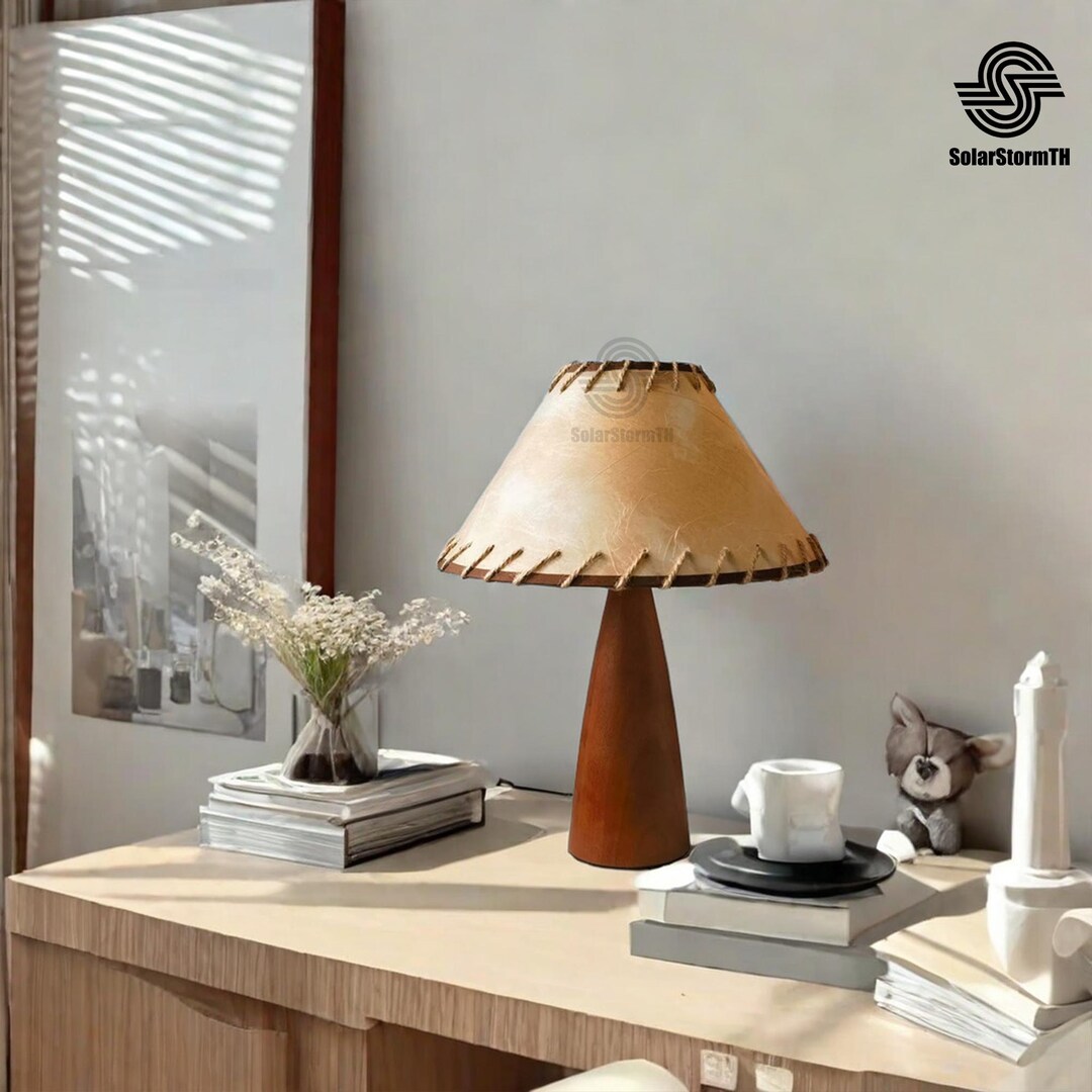 Wood Base Lamp,bedside Lamp, Wood Lamp,wooden Lamp,table Lamp ...