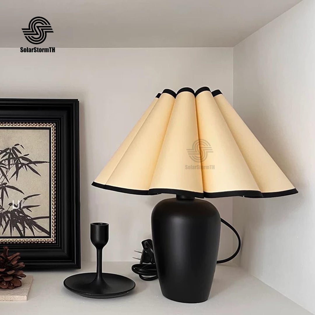 Wood Base Lamp,decorative Lamp,wood Lamp,wood Lampshade,beech |walnut ...