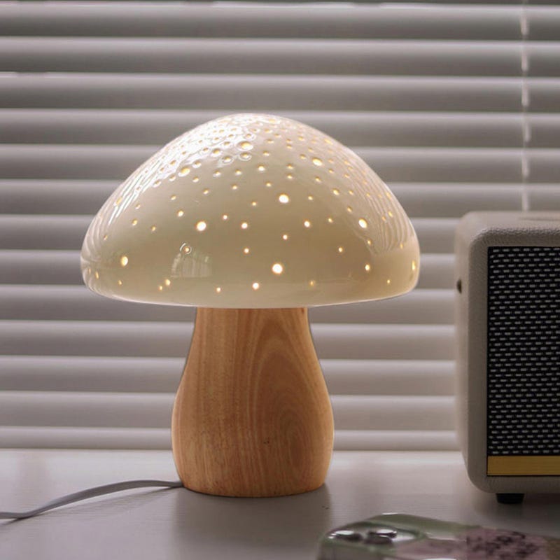 Mushroom Table Lamp - Etsy