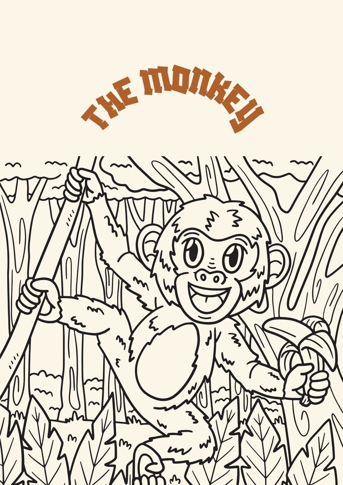Wild Animal Colouring Pages for Kids Vol. 1, Cute Animal Colouring ...
