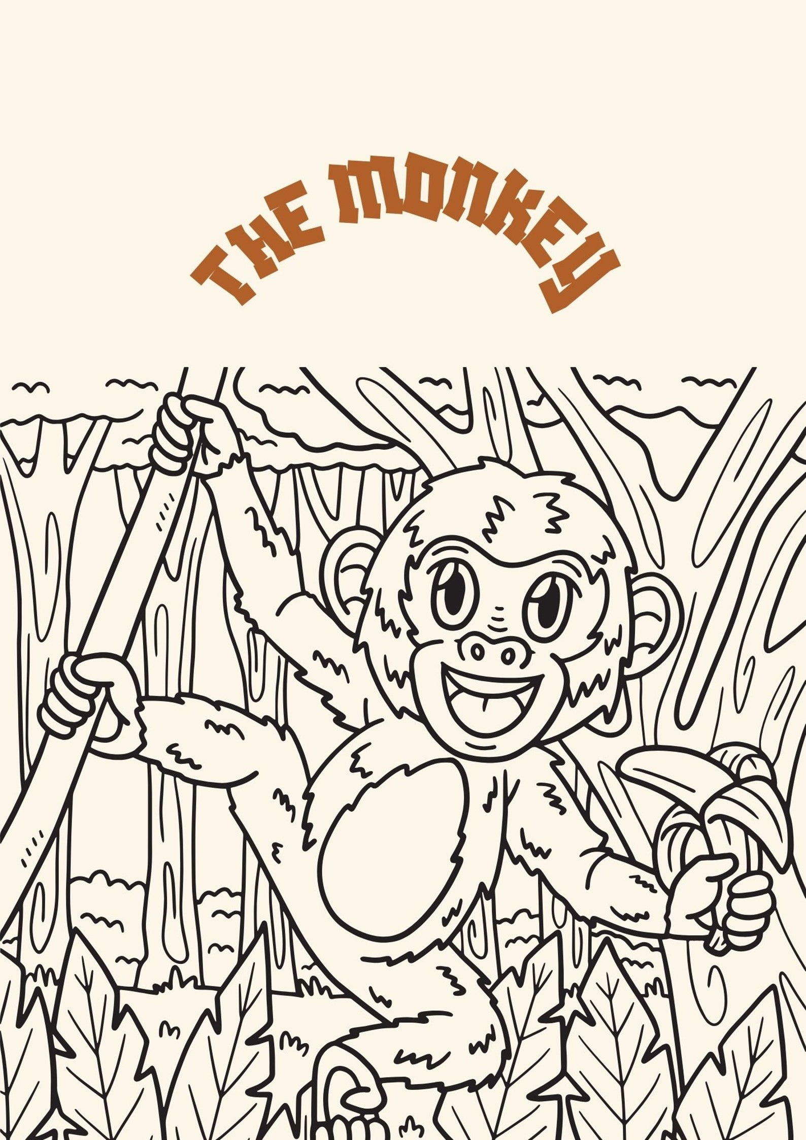 Wild Animal Colouring Pages for Kids Vol. 1, Cute Animal Colouring ...