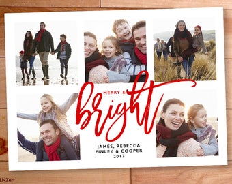 Package of Pictures Christmas Card: Multi-photo Collage. - Etsy