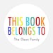 Custom Book Plate, Book Plate Stickers, Personalized Stickers, Rainbow ...