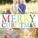 Photo Christmas Card Bright Colors Rainbow Merry Christmas - Etsy