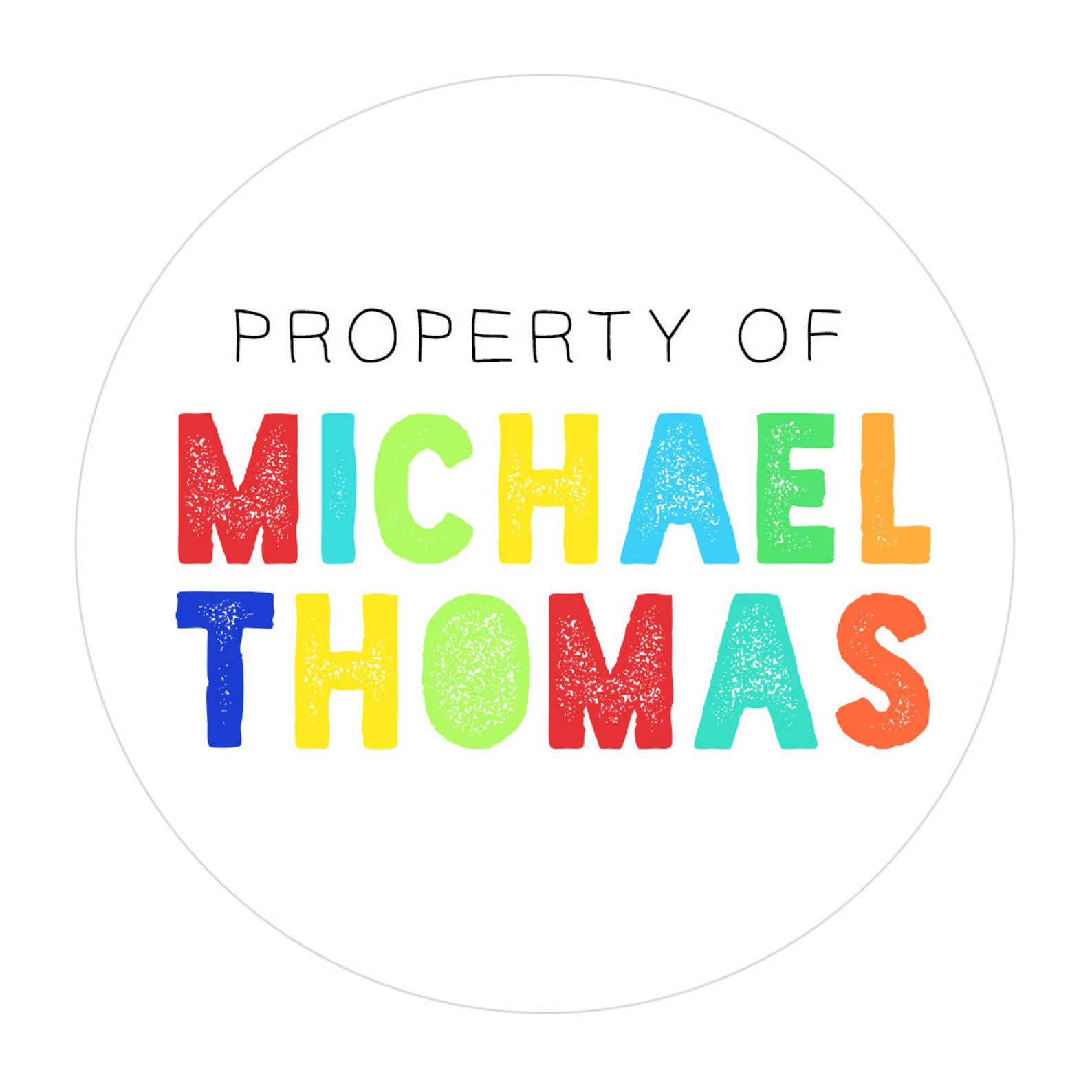 Kids Stickers, Name Stickers, Personalized Stickers, Thank You Stickers ...