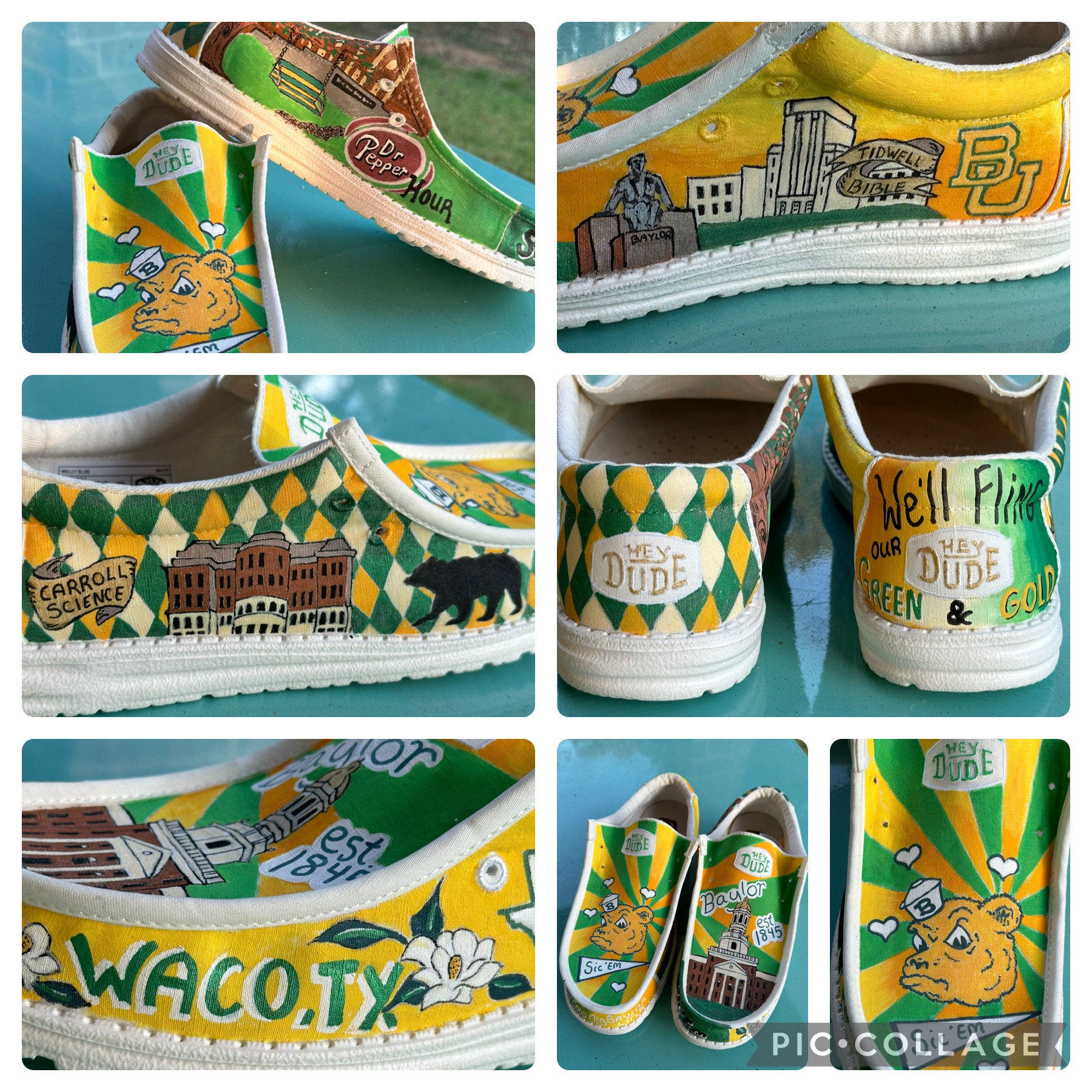 School Spirit/ Homecoming Shoes! Hand Painted, Custom Shoes Made to ...