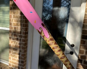 Custom, Hand-painted, Game Ready, Wood Baseball Bats - Etsy