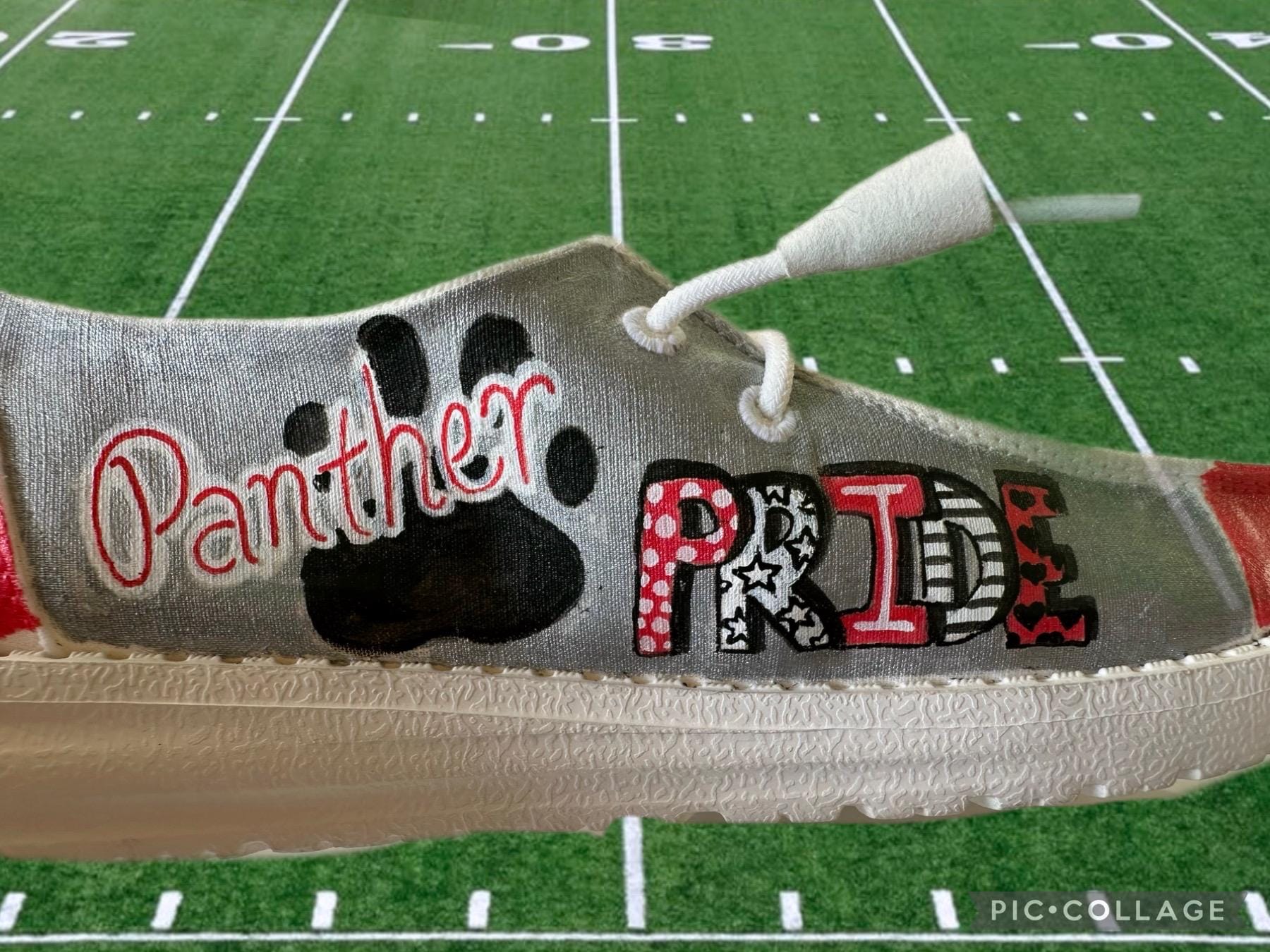 School Spirit/ Homecoming Shoes! Hand Painted, Custom Shoes Made to ...