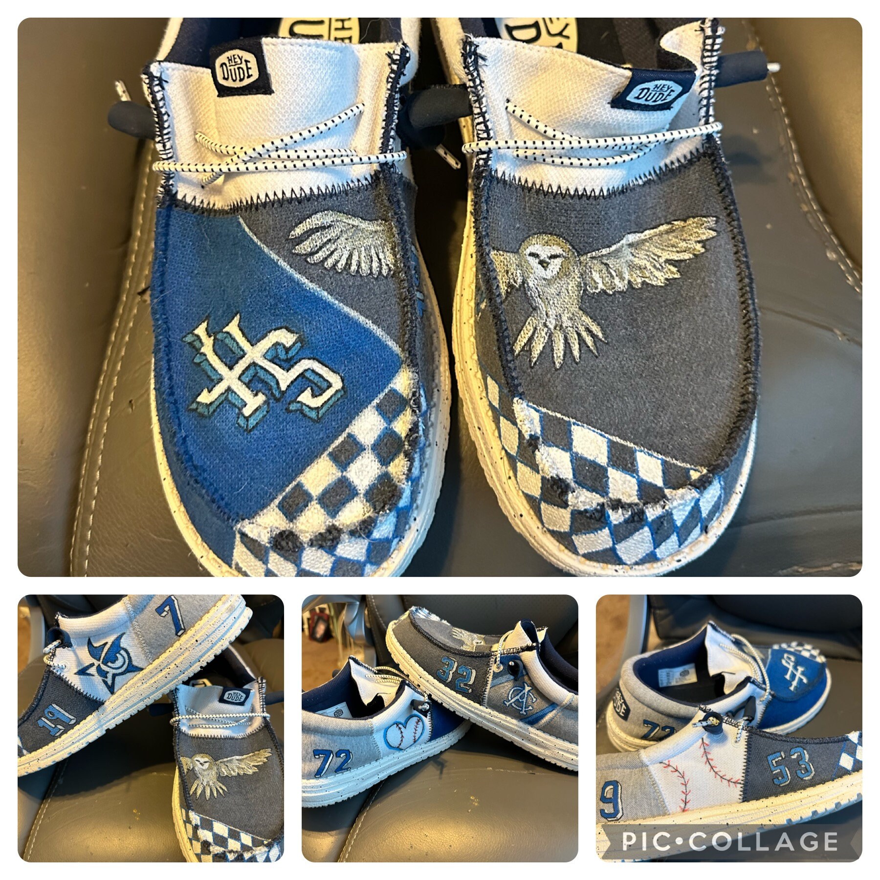 School Spirit/ Homecoming Shoes! Hand Painted, Custom Shoes Made to ...