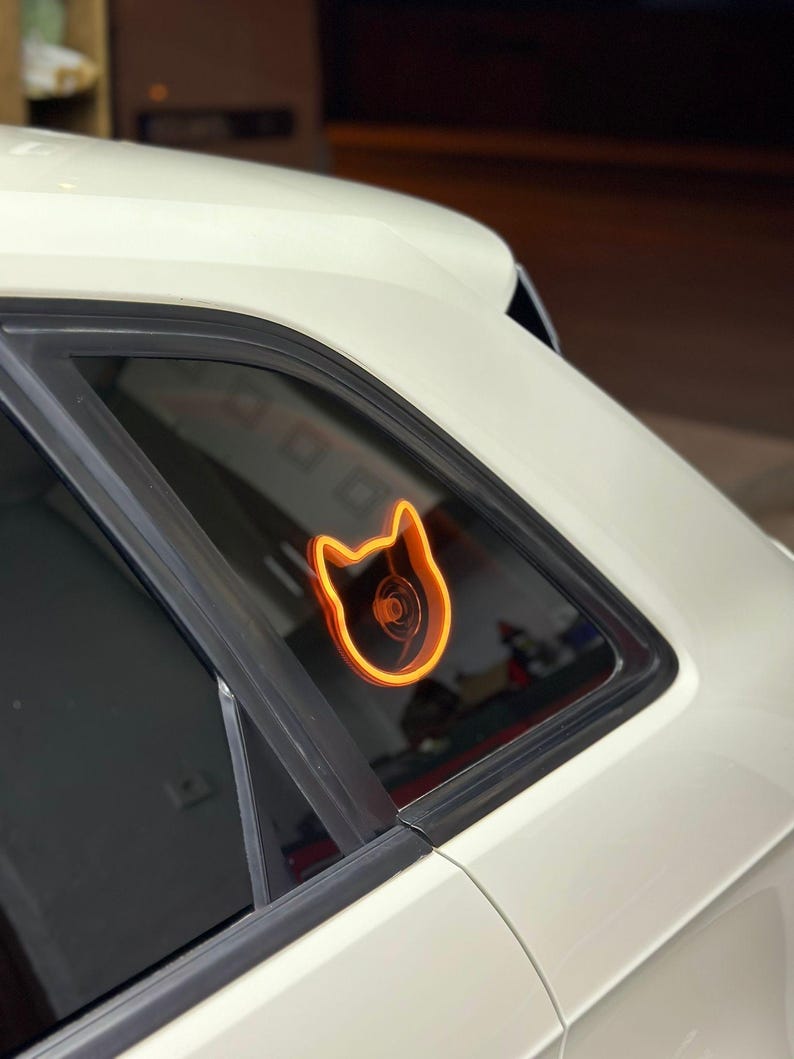 2PCS Interior Neon Led Illuminated Decor Cat (12 Volt) - Etsy