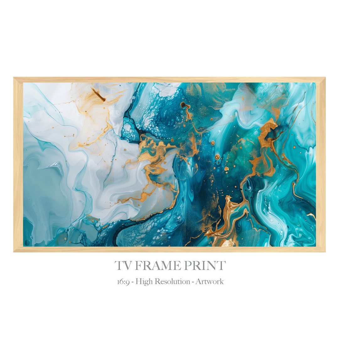 TV Frame Artwork, Ink Frame TV Art, Liquid Frame Tv Artwork, Samsung ...