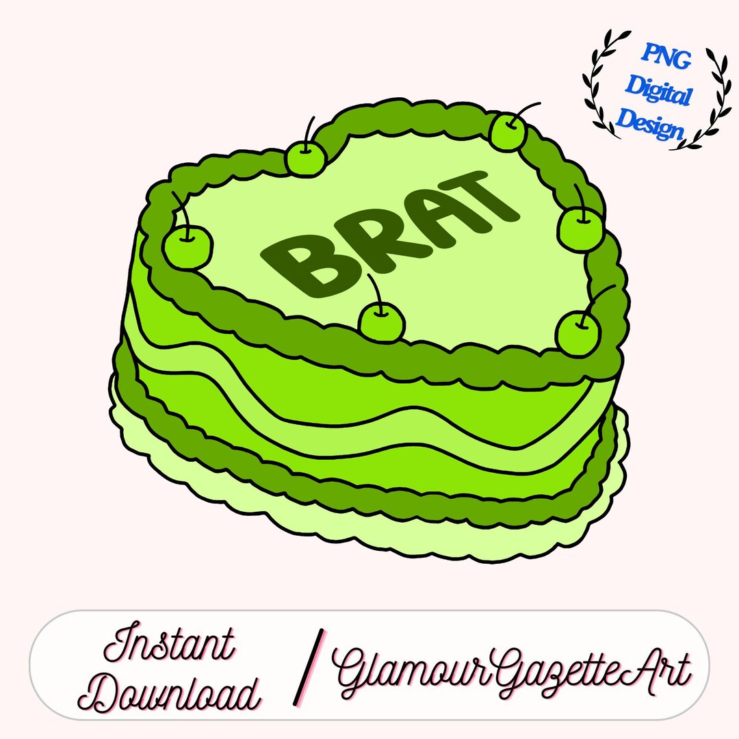 Brat Green PNG Trending PNG Popular PNG Brat Summer Png Brat Album ...