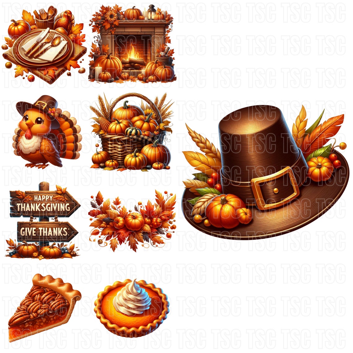 Thanksgiving Clipart, Cooking Clipart, Fall Clipart, Pumpkin Clipart ...