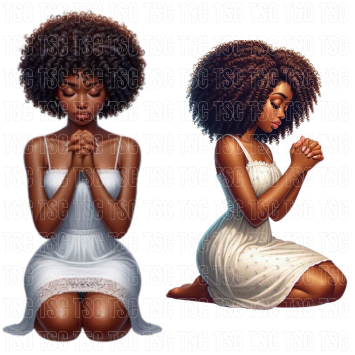 Praying Woman Clipart, Church Lady Clipart, Women Praying, Black Girl Praying, Praying Girl ...