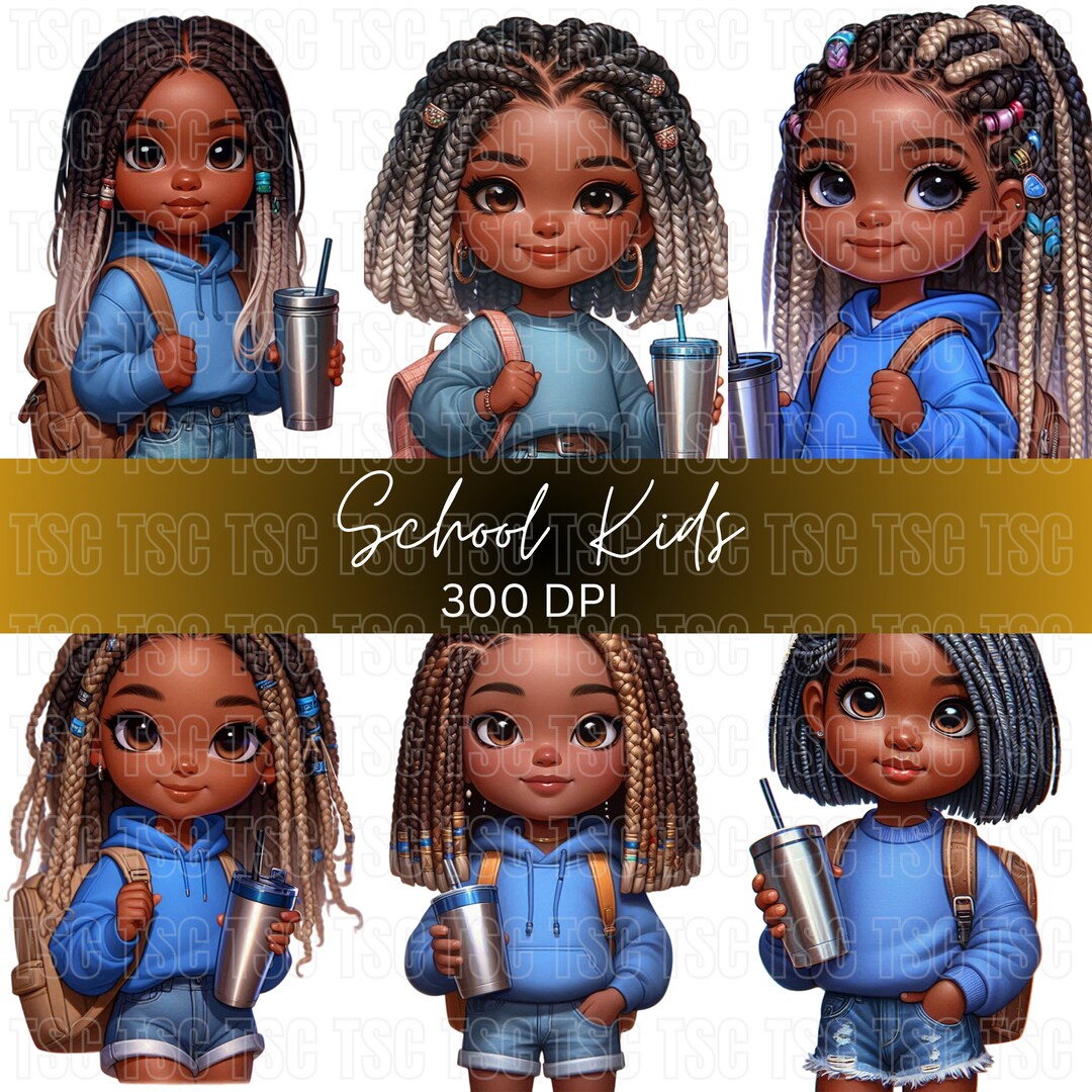 School Kids Clipart, Kids Clipart, Children Clipart, Classroom Clipart ...
