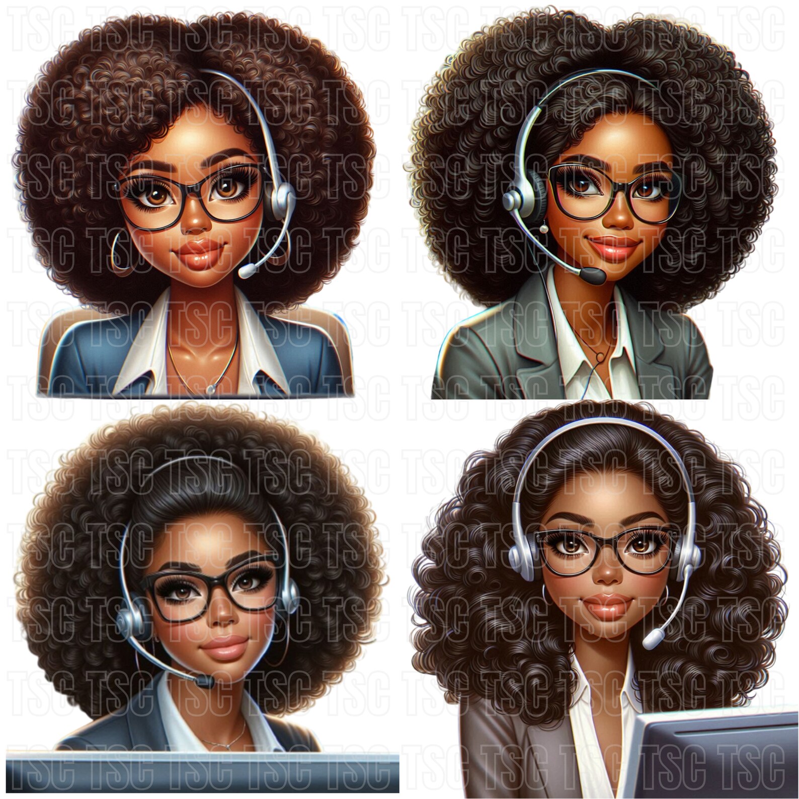 Call Center Clipart, Customer Service Rep, Office Clipart, Work Clipart ...